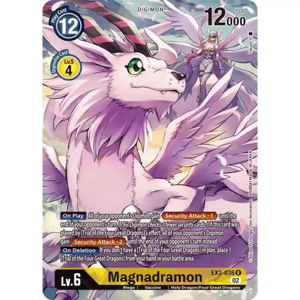 Digimon Trading Card Game Draconic Roar Single Card Rare Magnadramon ...