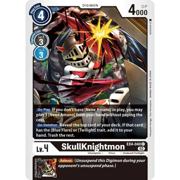 Digimon Trading Card Game Alternative Being Single Card Common Gaogamon EX4-017 - ToyWiz