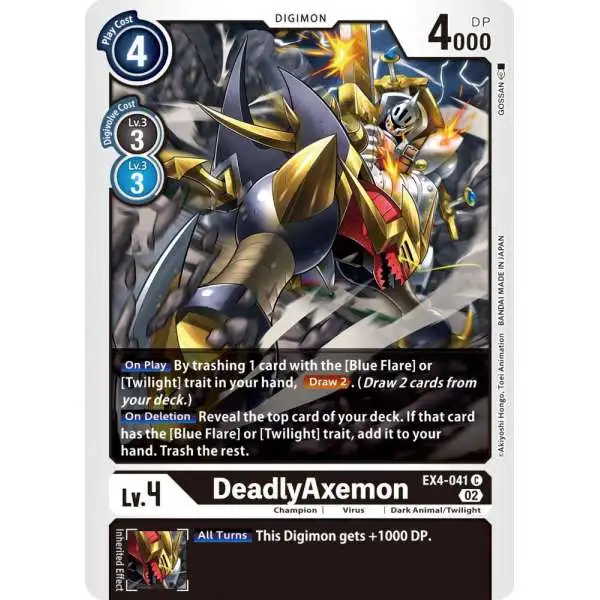 Digimon Trading Card Game Alternative Being Single Card Common Trident Gaia EX4-065 - ToyWiz