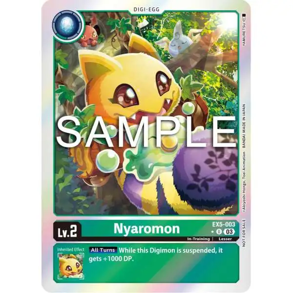 Digimon Animal Colosseum Single Card Uncommon Sunmon EX5-001 Animal Colosseum Box Promotion Pack ...