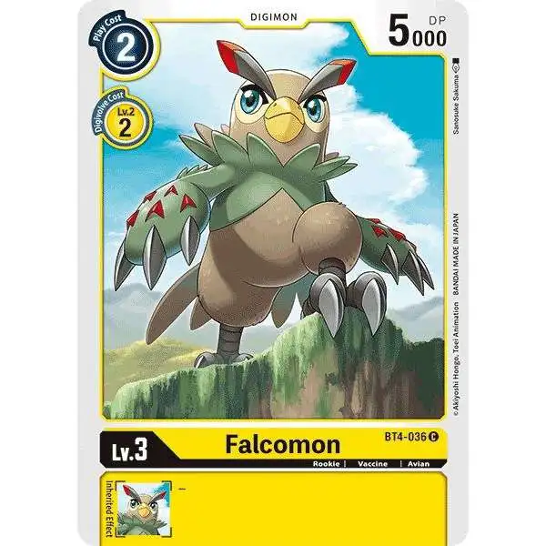 Digimon Trading Card Game Alternative Being Single Card Rare Falcomon EX4-053 Alternate Art - ToyWiz