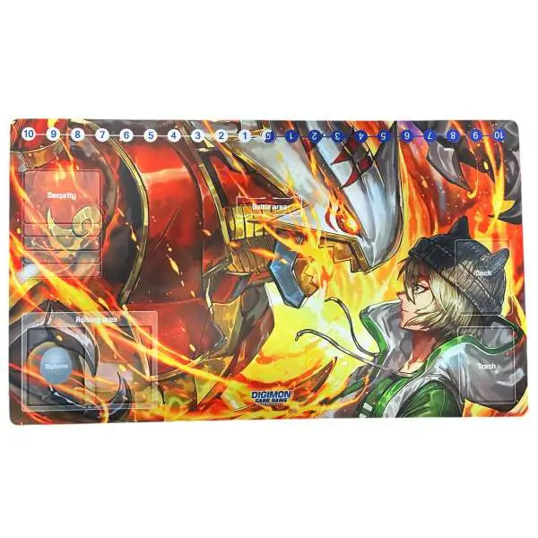 Digimon Trading Card Game Beelzemon Playmat Version 1 - ToyWiz