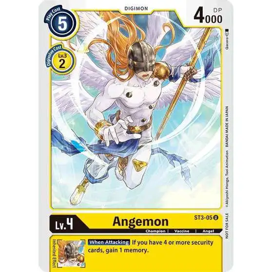 Digimon Trading Card Game Dimensional Phase Single Card Uncommon Angemon BT11-038 - ToyWiz