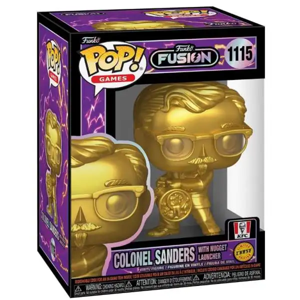 Funko Fusion POP Ad Icons Colonel Sanders with Nugget Launcher Vinyl ...