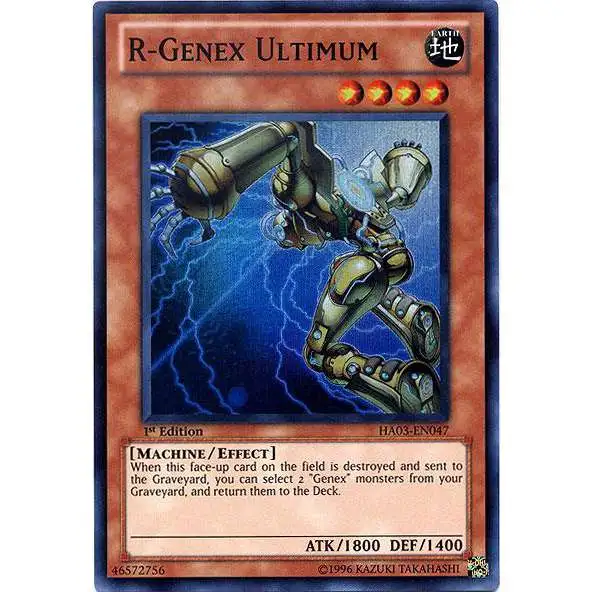 YuGiOh Duel Terminal 3 Single Card Rare Parallel Rare R-Genex Ultimum DT03-EN075 - ToyWiz