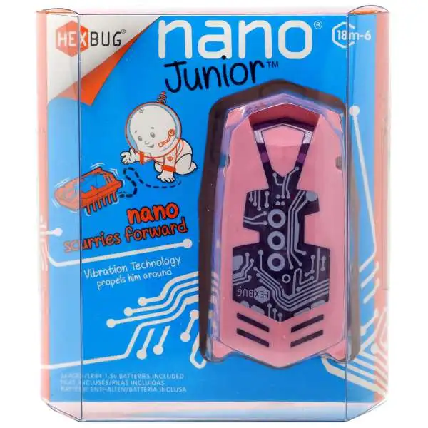 Hexbug Micro Robotic Creatures Nano Junior Single Figure Light Blue ...