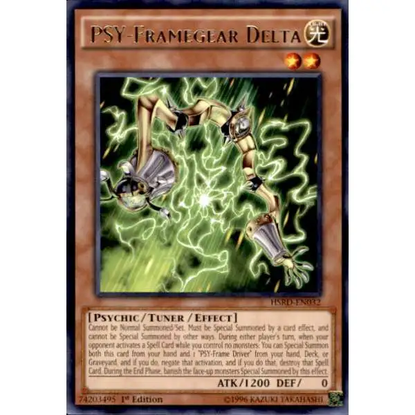 YuGiOh High-Speed Riders Single Card Rare PSY-Frame Driver HSRD-EN028 ...