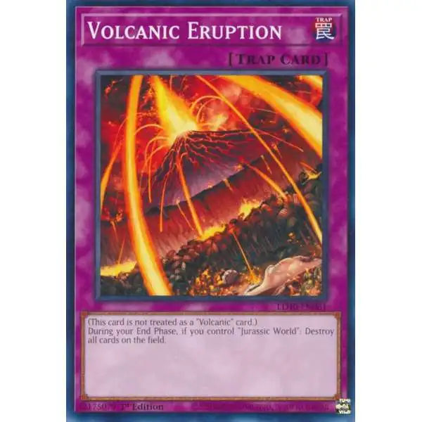 YuGiOh Trading Card Game Legendary Duelists Soulburning Volcano Single ...
