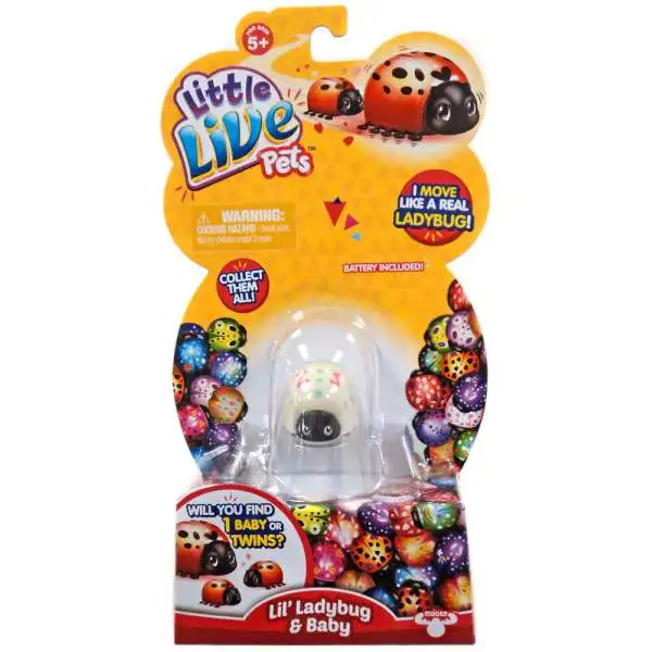 Little Live Pets Lil Ladybug Baby Bug Beam Figure Moose Toys - ToyWiz