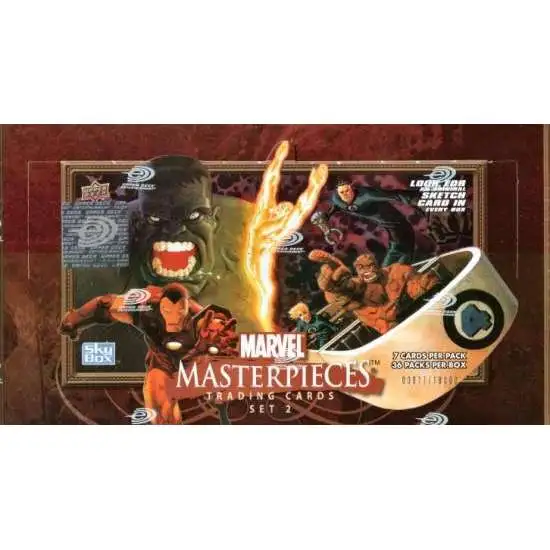 Marvel 1992 Marvel Masterpieces Trading Card Set 100 Cards Fleer - ToyWiz