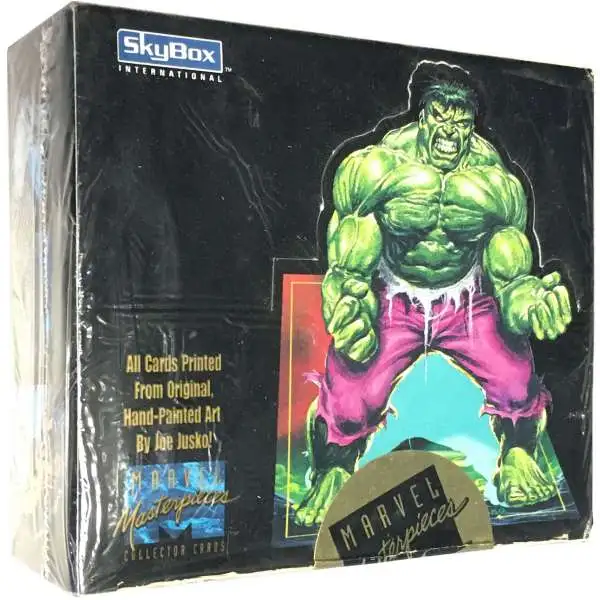Marvel 1992 Marvel Masterpieces Trading Card Set 100 Cards Fleer - ToyWiz