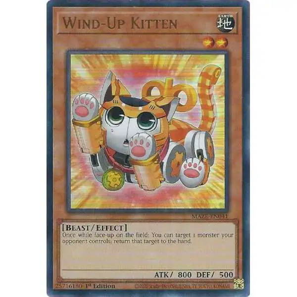 YuGiOh Trading Card Games Maze of Memories Single Card Collector Rare ...