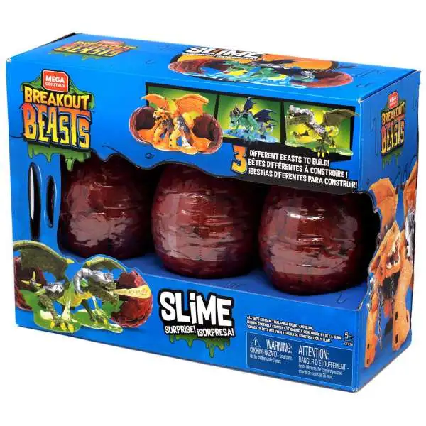 Breakout Beasts Charcolt, Sleetstorm Lizzord Exclusive Slime Egg ...
