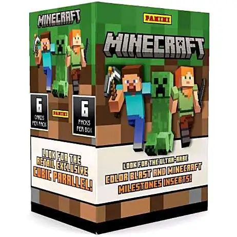 Minecraft Panini 2024 Minecraft Trading Card MEGA Box 12 Packs - ToyWiz