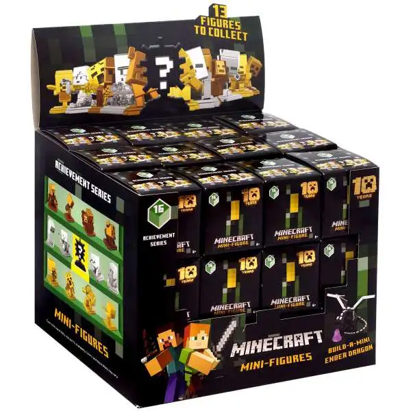 Minecraft Dungeons Battle Series 24 Mystery Box 36 Packs Mattel Toys ...