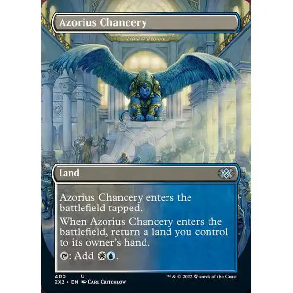 Magic The Gathering Trading Card Game Double Masters 2022 Single Card Uncommon Azorius Chancery ...