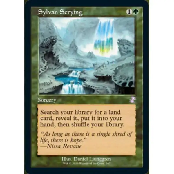 Magic The Gathering Trading Card Game Time Spiral Remastered Single Card Timeshifted Sylvan ...