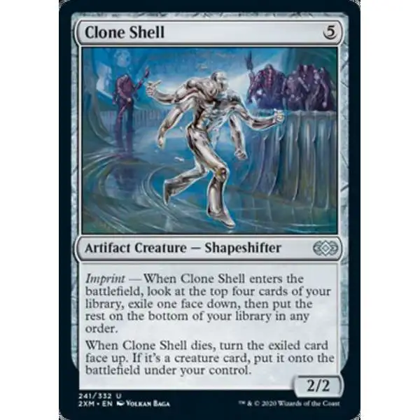 Magic The Gathering Double Masters Single Card Uncommon Clone Shell 241 ...