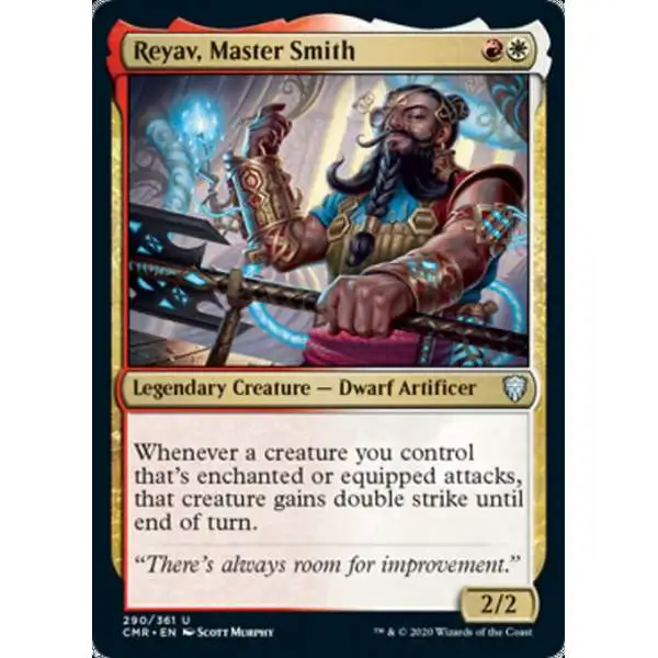 Magic The Gathering Trading Card Game Commander Legends Single Card Uncommon Reyav, Master Smith ...