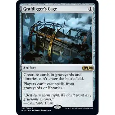 Magic The Gathering 2020 Core Set Single Card Rare Grafdiggers Cage 227 ...