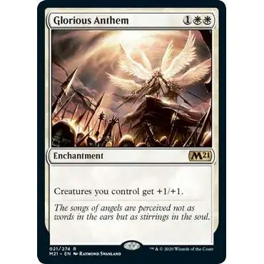 Magic The Gathering 2021 Core Set Single Card Rare Glorious Anthem 341 ...