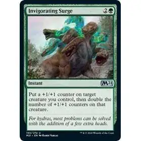 Magic The Gathering 2021 Core Set Single Card Uncommon Invigorating ...