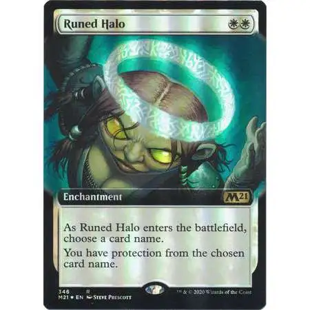 Magic The Gathering 2021 Core Set Single Card Rare Runed Halo 32 ...