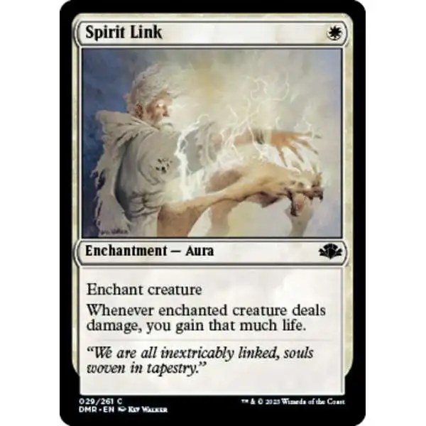 Magic The Gathering Dominaria Remastered Single Card Common Spirit Link ...