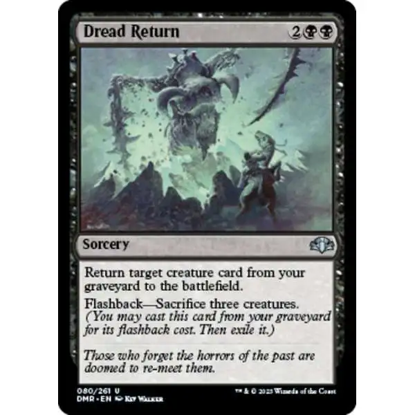 Magic The Gathering Dominaria Remastered Single Card Uncommon Dread ...