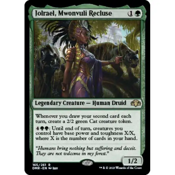 Magic The Gathering Dominaria Remastered Single Card Rare Jolrael, Mwonvuli Recluse 343 Old ...