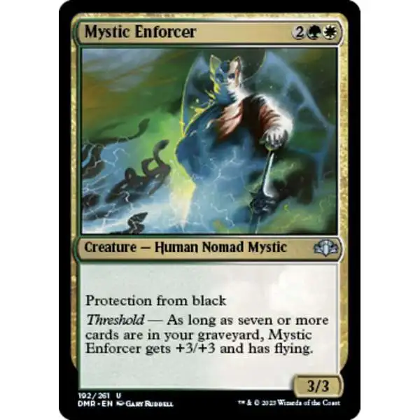 Magic The Gathering Dominaria Remastered Single Card Uncommon Mystic Enforcer 360 Old-Frame - ToyWiz