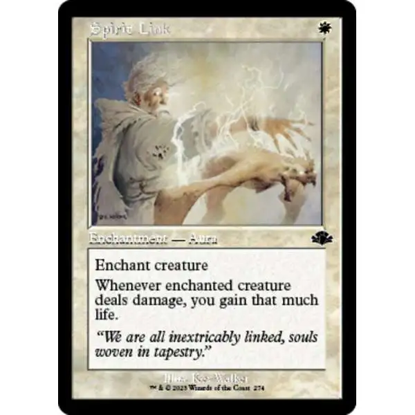 Magic The Gathering Dominaria Remastered Single Card Common Spirit Link ...