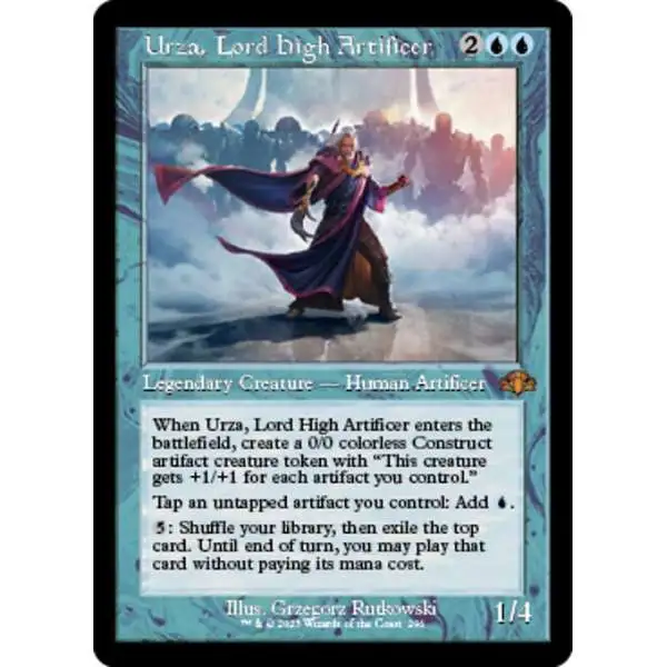 Magic The Gathering Dominaria Remastered Single Card Mythic Rare Urza, Lord High Artificer 296 ...