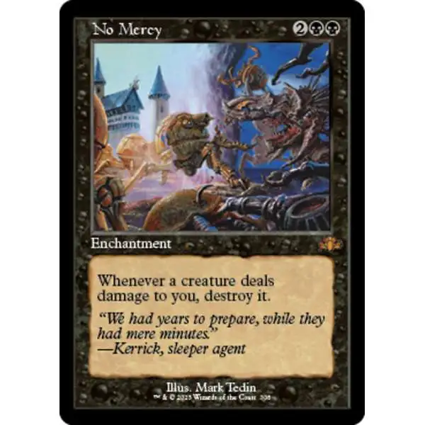 Magic The Gathering Dominaria Remastered Single Card Mythic Rare No Mercy 95 FOIL - ToyWiz
