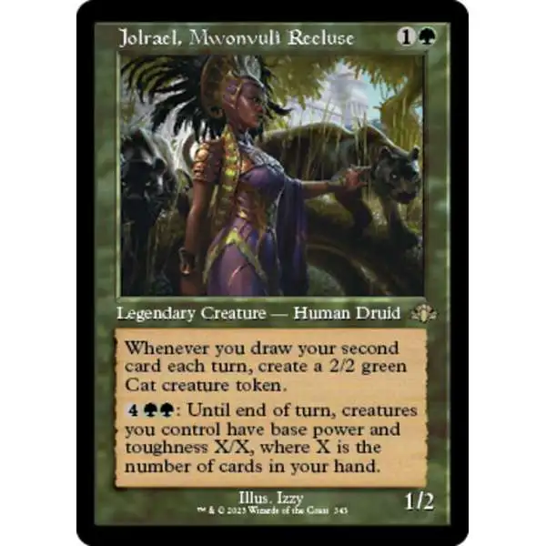 Magic The Gathering Dominaria Remastered Single Card Rare Jolrael, Mwonvuli Recluse 165 - ToyWiz