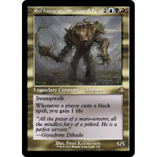 Magic The Gathering Dominaria Remastered Single Card Rare Solkanar the ...
