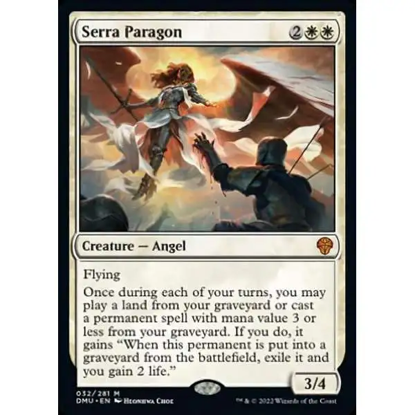 Magic The Gathering Dominaria United Single Card Mythic Rare Serra Paragon 388 Extended Art - ToyWiz