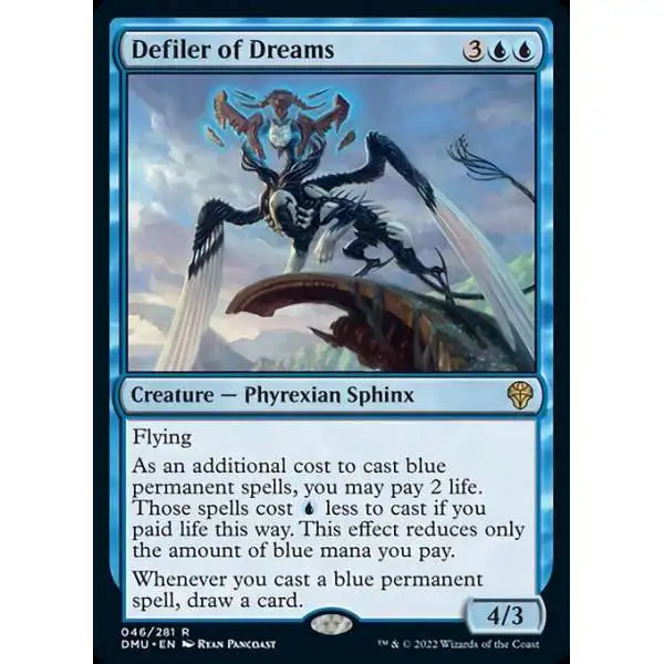 Magic The Gathering Dominaria United Single Card Rare Defiler of Dreams ...