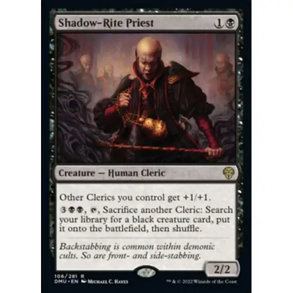 Magic The Gathering Dominaria United Single Card Rare Shadow-Rite ...
