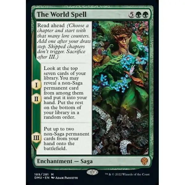 Magic The Gathering Dominaria United Single Card Mythic Rare The World ...