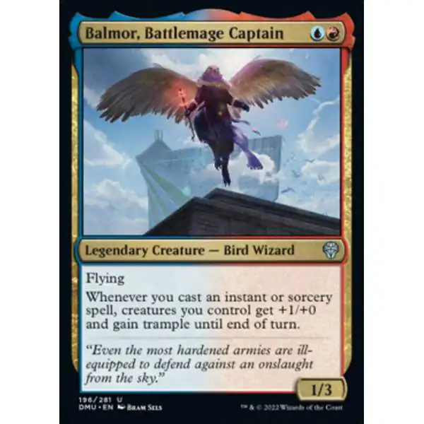 Magic The Gathering Dominaria United Single Card Uncommon Balmor, Battlemage Captain 336 ...