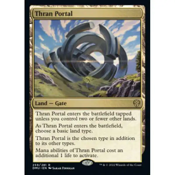 Magic The Gathering Dominaria United Single Card Rare Thran Portal 422 ...
