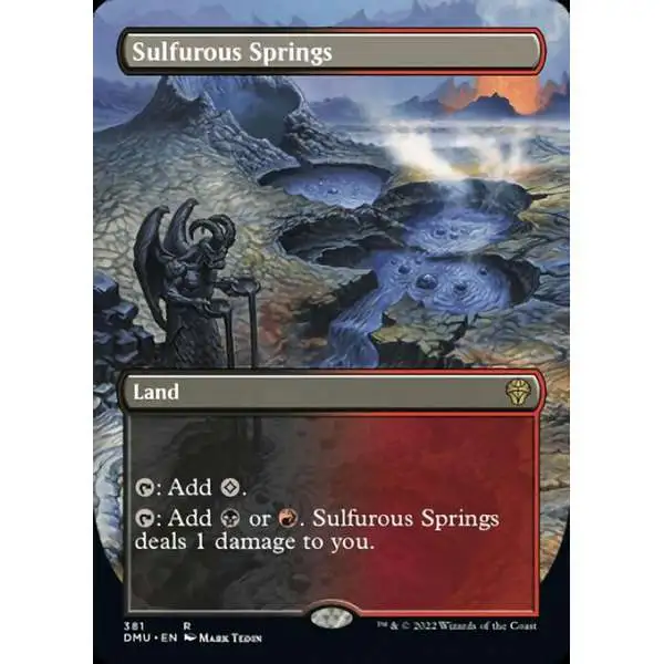 Magic The Gathering Dominaria United Single Card Rare Sulfurous Springs ...