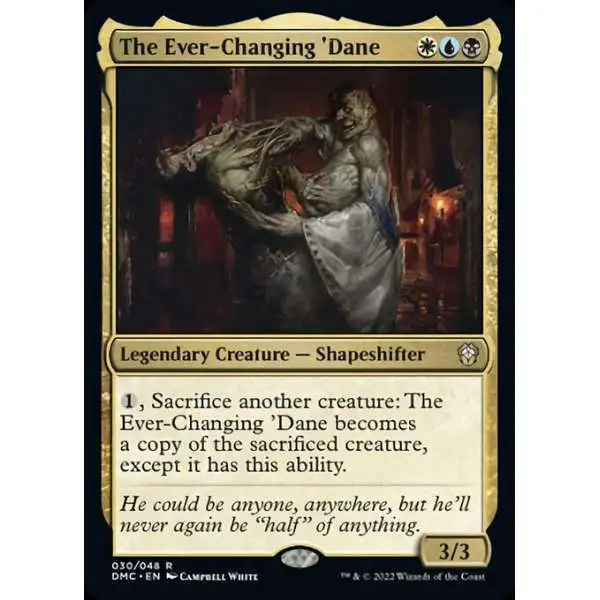Magic The Gathering Dominaria United Commander Single Card Rare The Ever-Changing Dane 52 Etched ...