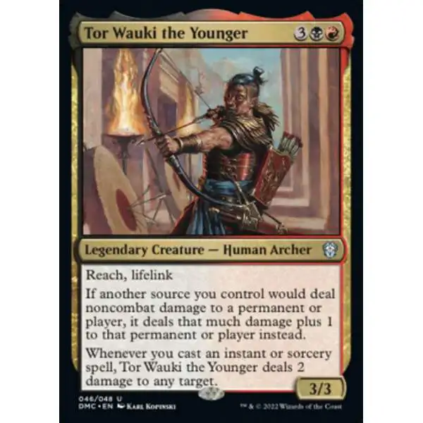 Magic The Gathering Dominaria United Commander Single Card Uncommon Tor Wauki the Younger 68 ...