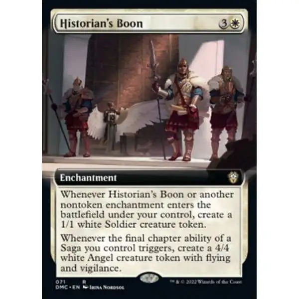 Magic The Gathering Dominaria United Commander Single Card Rare Historians Boon 71 Extended Art ...