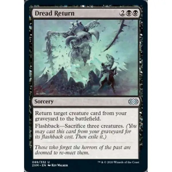 Magic The Gathering Commander Masters Single Card Common Dread Return ...