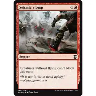 Magic The Gathering 2014 Core Set Single Card Common Seismic Stomp 152 ...