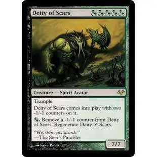 Magic The Gathering Eventide Single Card Rare Deity of Scars 118 Foil ...