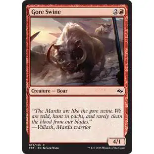 Magic The Gathering Fate Reforged Single Card Common Gore Swine 103 ...